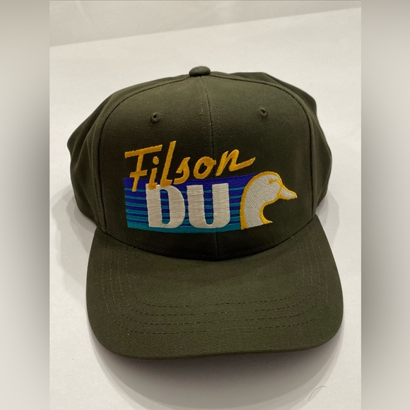 Filson | Accessories | Nwt Filson Ducks Unlimited Logger Cap Hat Olive ...